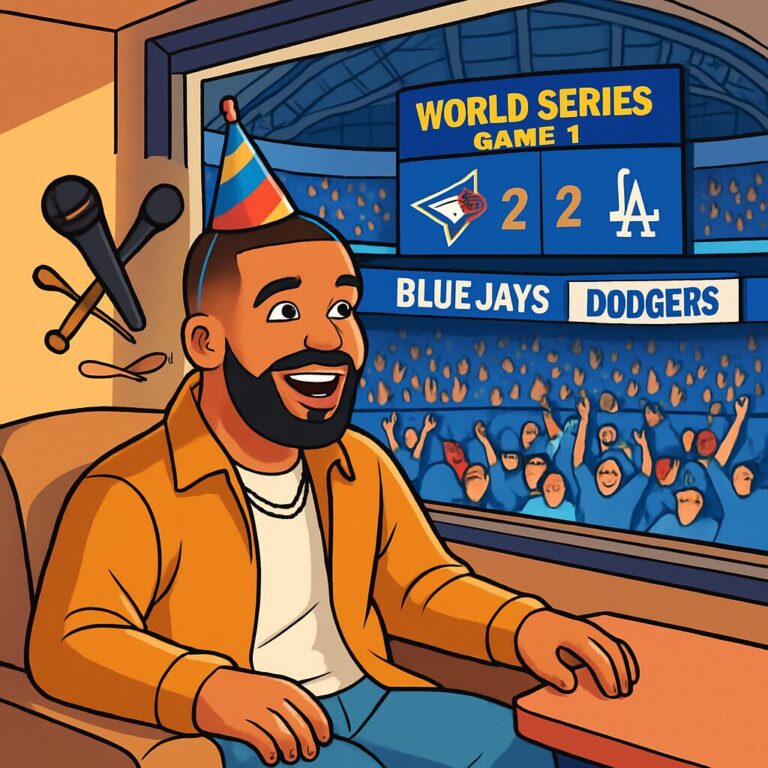 Drake Attends Dodgers Vs Blue Jays World Series Game 1 - Herald Times