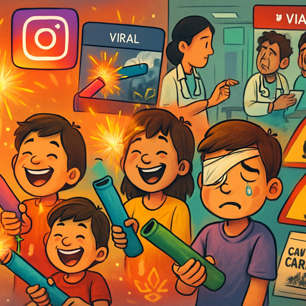 How a Diwali cracker gun in India went from social media craze to ...