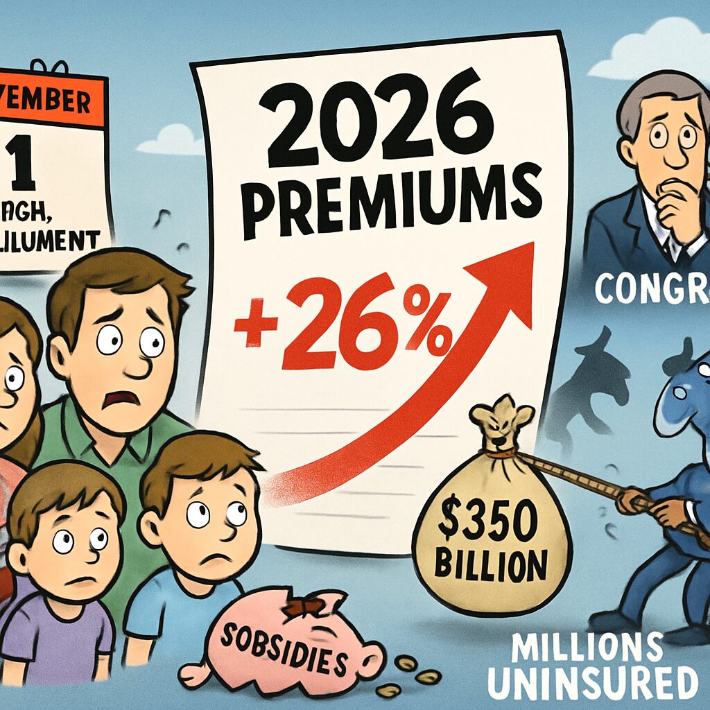 Obamacare Enrollees Get First Look At 2026 Prices As Premiums Soar