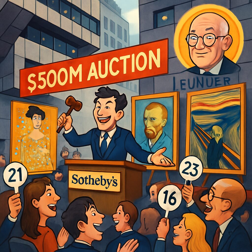 Auction of cosmetics tycoon Leonard Lauder’s art collection is expected ...