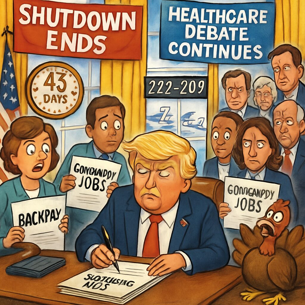 Trump signs spending bill to end longest shutdown in US history ...