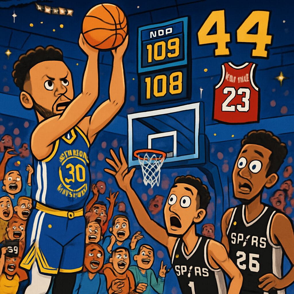 Curry torches Spurs again, ties MJ with latest 40 - Herald Times