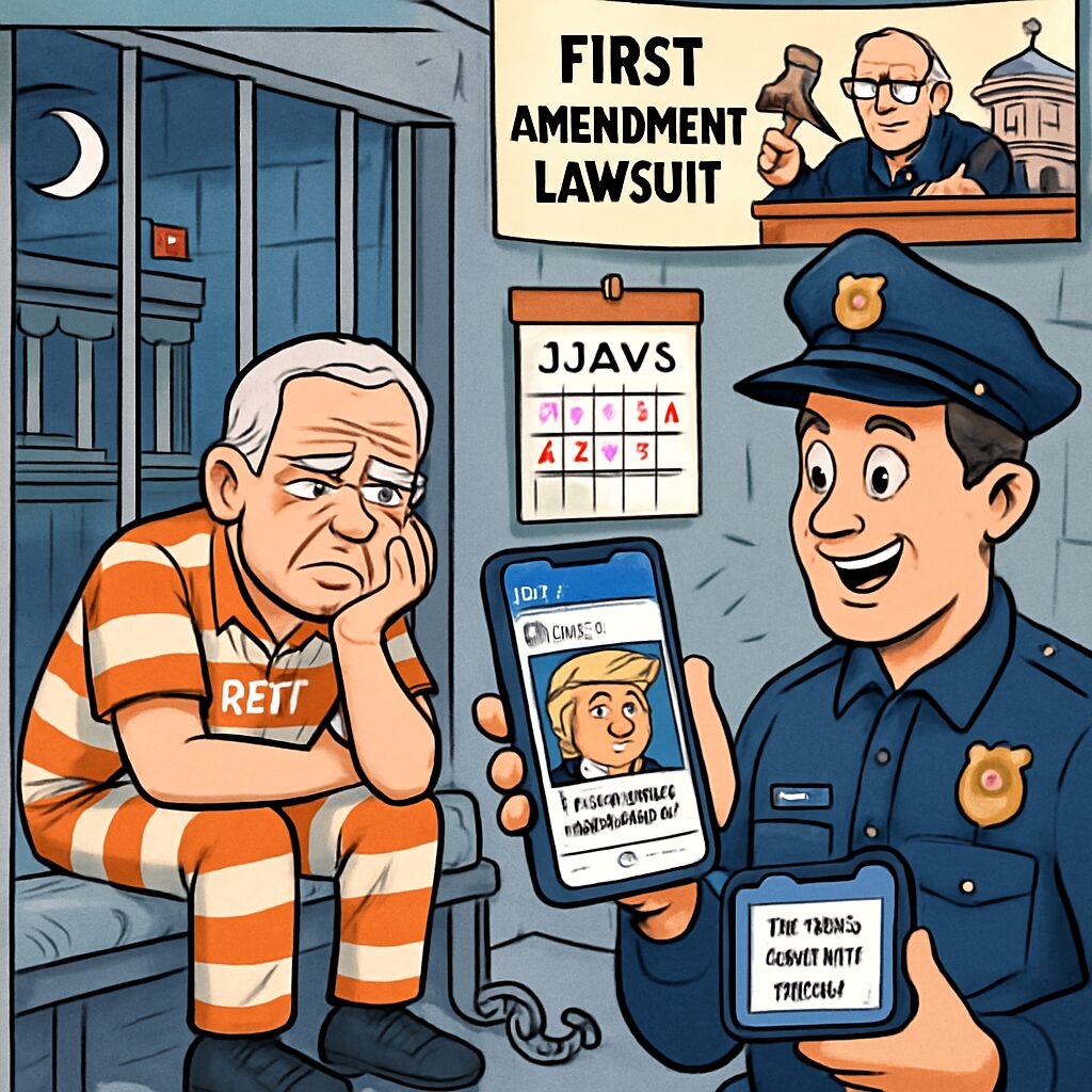 Retired cop jailed for 37 days over Charlie Kirk meme sues, saying his ...