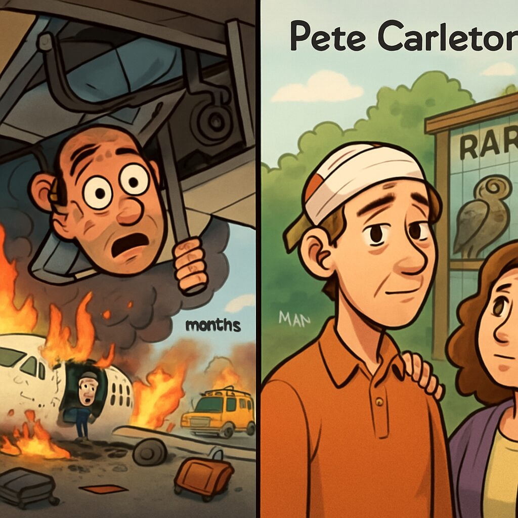 He walked away from the fiery crash of an overturned plane. Here’s how ...