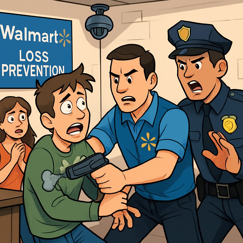 Bodycam footage shows a shoplifting suspect pull out gun in Walmart ...