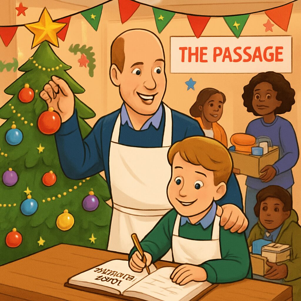 Prince William and son George continue Diana’s legacy with Christmas ...