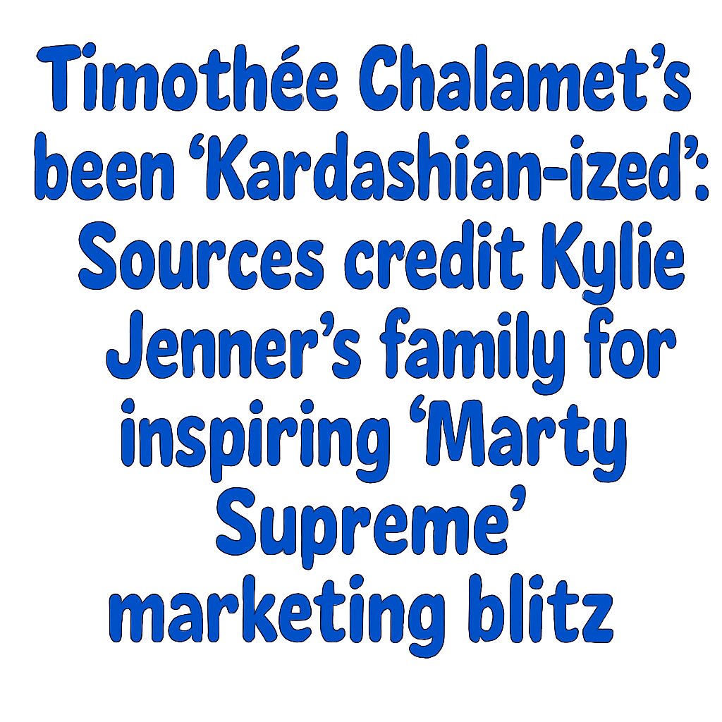 Timothée Chalamet’s been ‘Kardashian-ized’: Sources credit Kylie Jenner ...