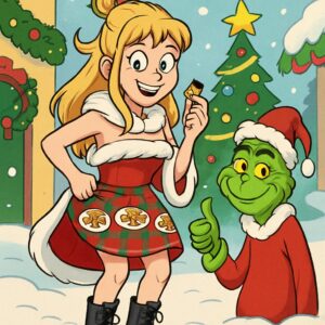 Taylor Momsen squeezes into original Cindy Lou Who costume 25 years ...