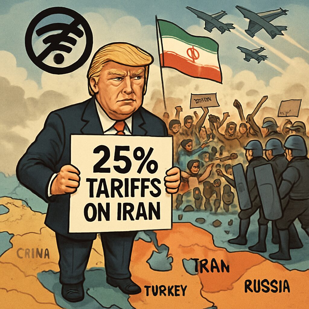 Trump’s tariffs pile pressure on Iran as protest crackdown death toll ...