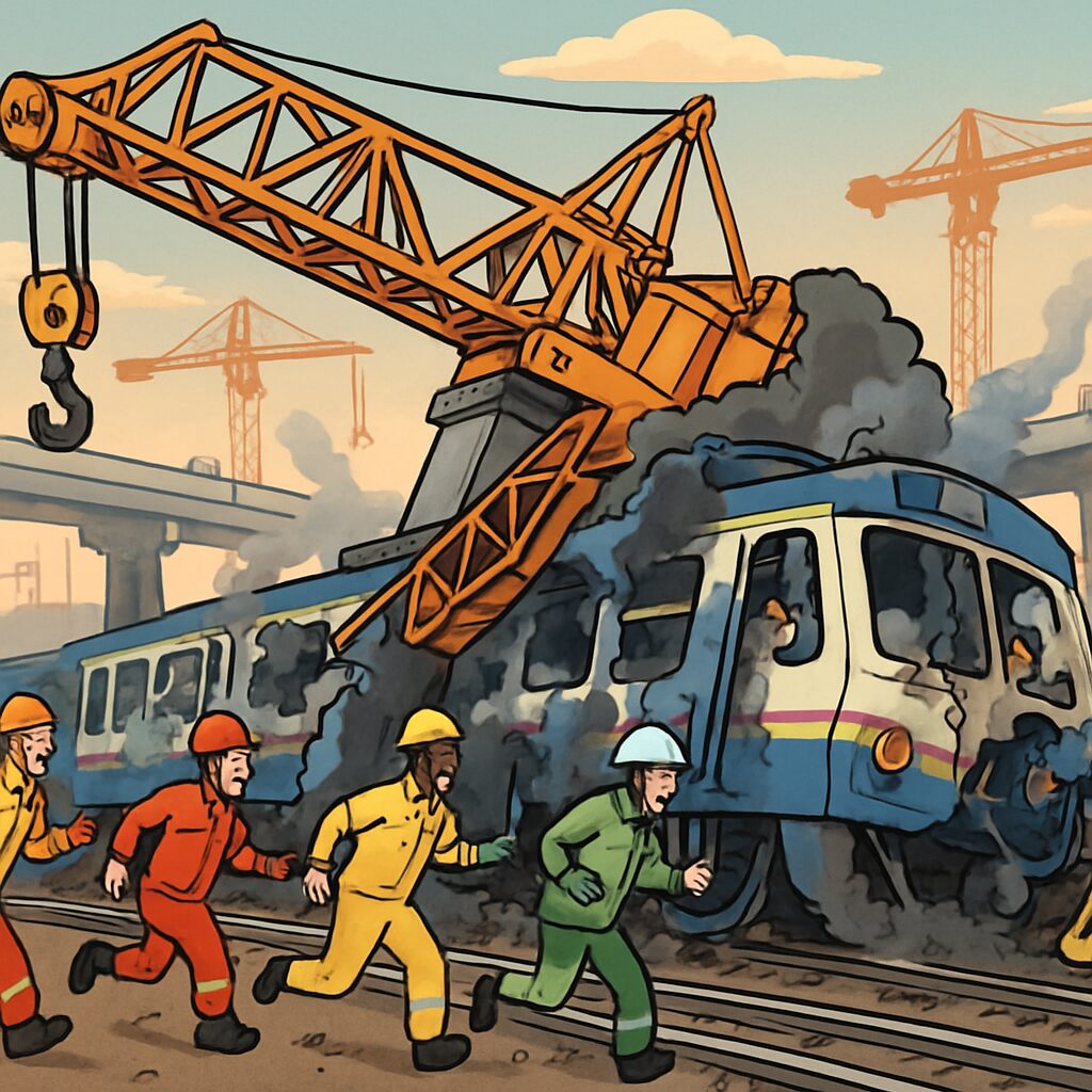 At least 22 dead as crane collapses onto train in Thailand - Herald Times