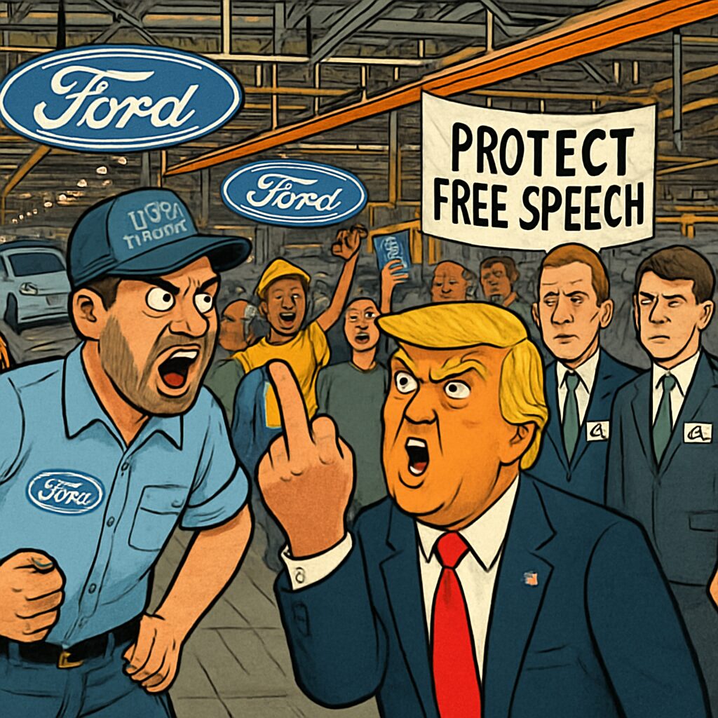 Suspended Ford Worker’s Union Is Fighting to Save His Job Over Trump ...