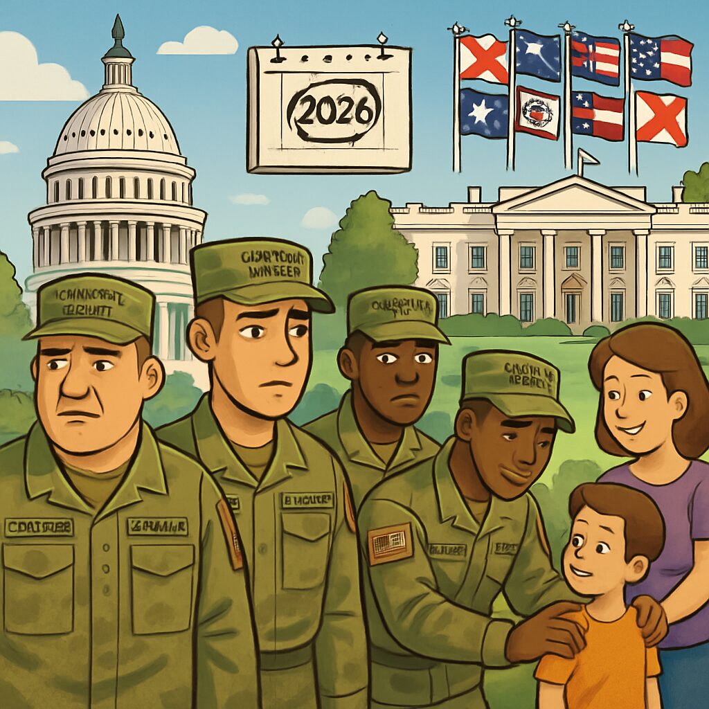 National Guard troops to stay in Washington DC through the end of 2026 ...