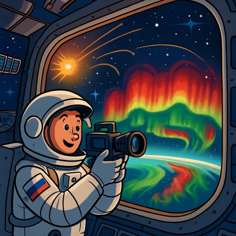Russian cosmonaut captures stunning aurora over Earth - Herald Times