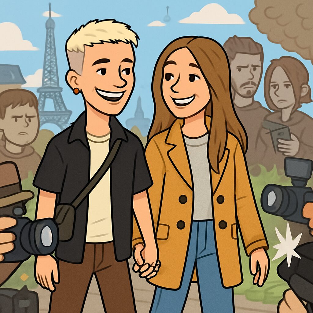 Romeo Beckham is all smiles on PDA-packed outing with girlfriend Kim ...