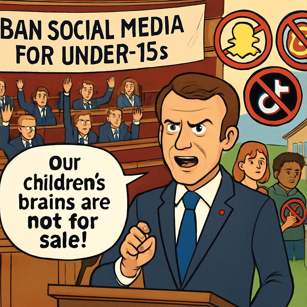 French MPs Vote to Ban Social Media for Under-15s - Herald Times