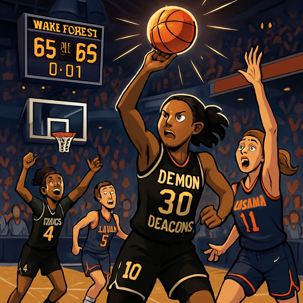 Milan Brown’s 3-pointer ties it at the buzzer for Wake Forest to force ...