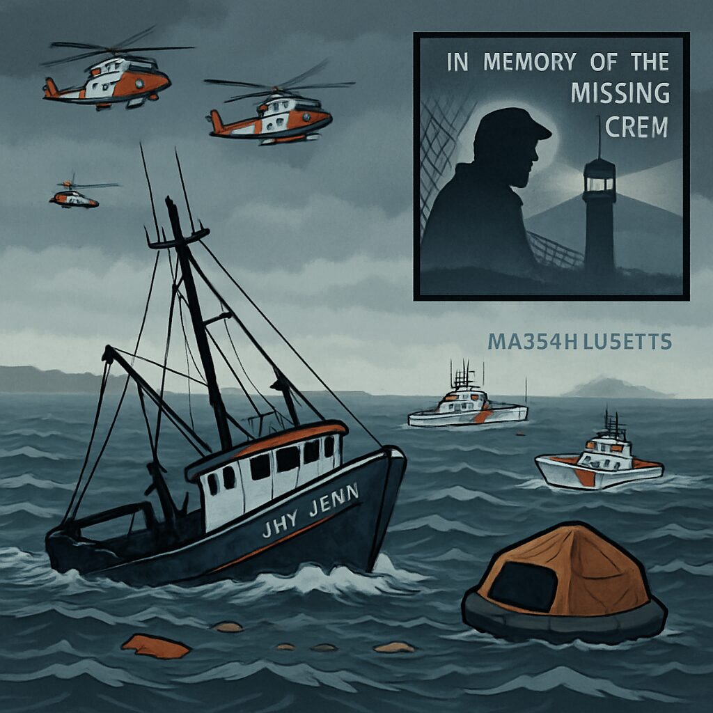 Coast Guard suspends search for crew after boat sinks off Massachusetts ...