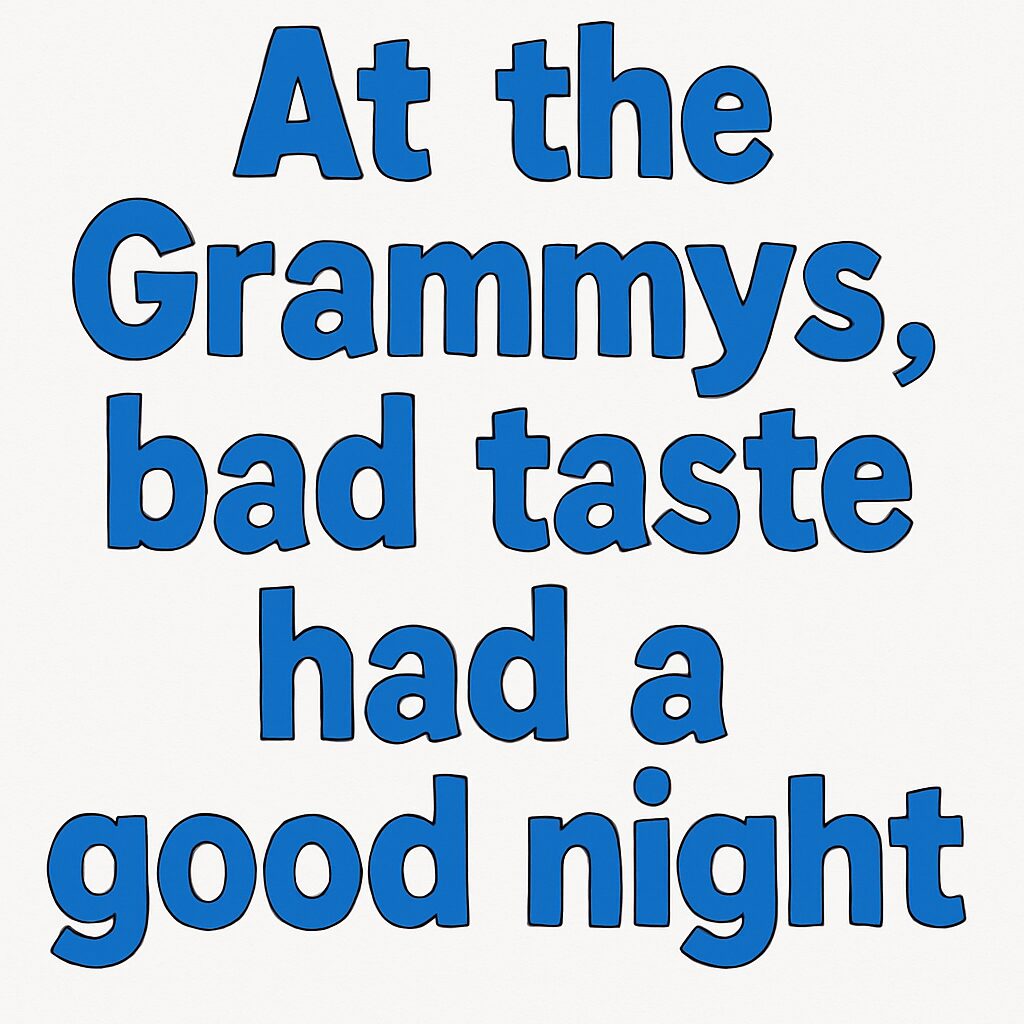 At the Grammys, bad taste had a good night - Herald Times