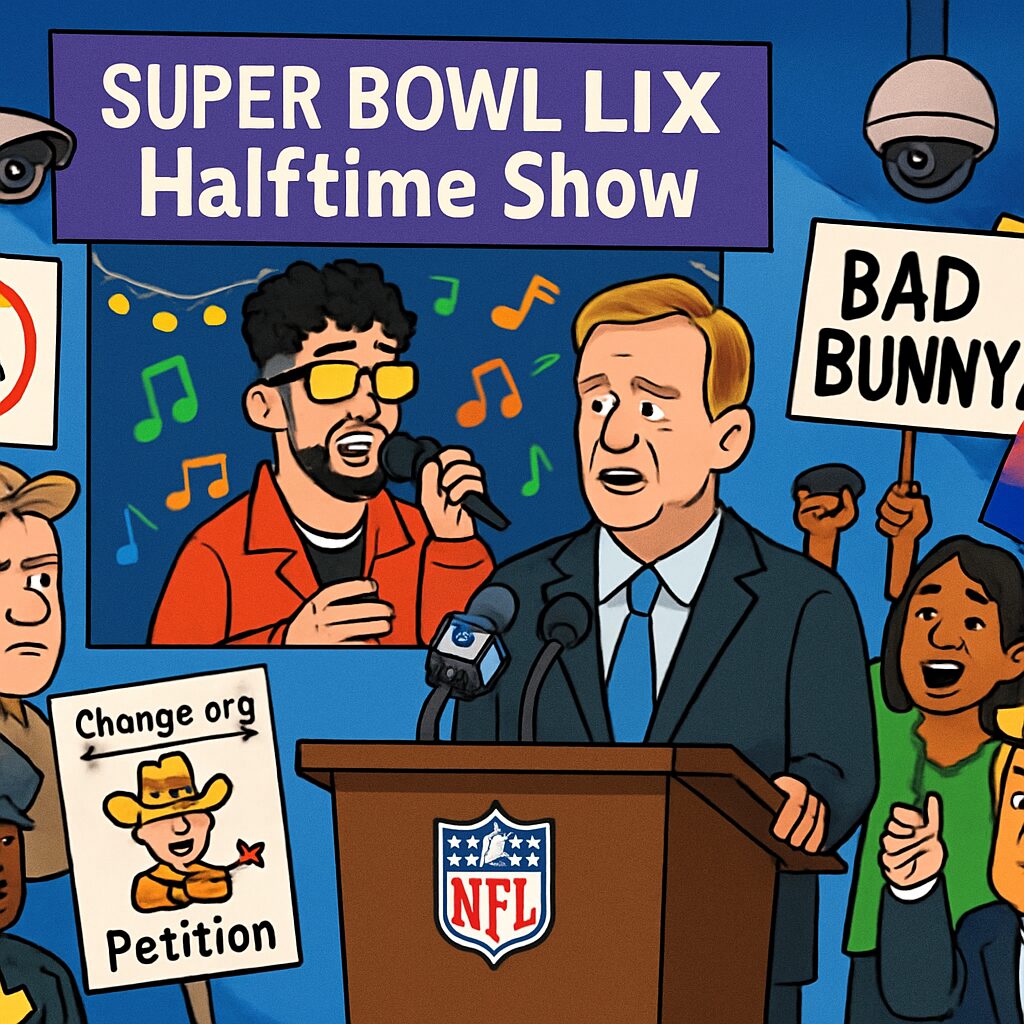 NFL commish betting on Bad Bunny not turning Super Bowl halftime show ...
