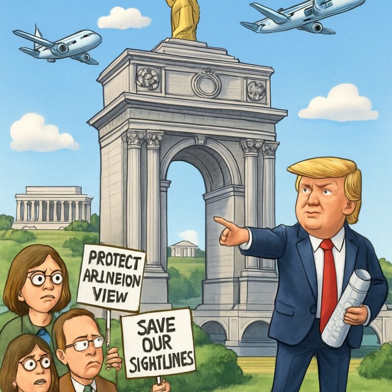 For Subscribers: Trump forges ahead with plans for 250-foot arch ...